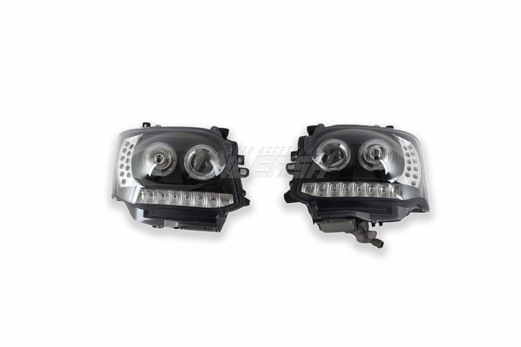 LED Head lights for Toyota Hiace 2010-2014 Style A - Unleash Auto ...