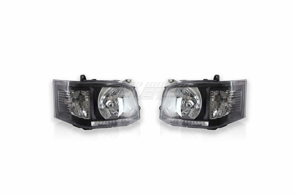 LED Head lights for Toyota Hiace 2010-2014 Style C - Unleash Auto ...