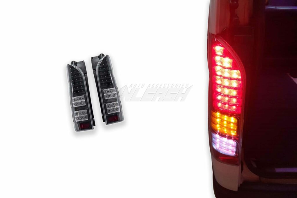 LED Tail lights for Toyota Hiace 2005 - 2018 Style B - Unleash Auto ...