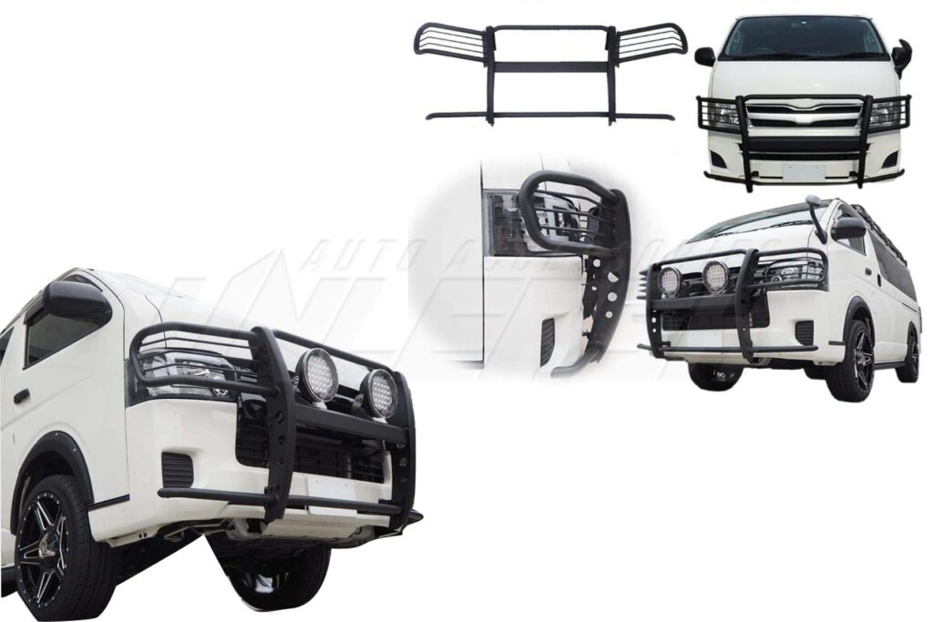 S/S Front Grille Bumper Guard for Toyota Hiace Narrow Body 2005-2018 ...