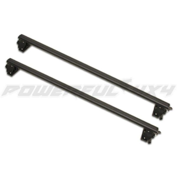 Black Aluminum Lockable Adjustable Universal Roof Rack Cross Bars ...