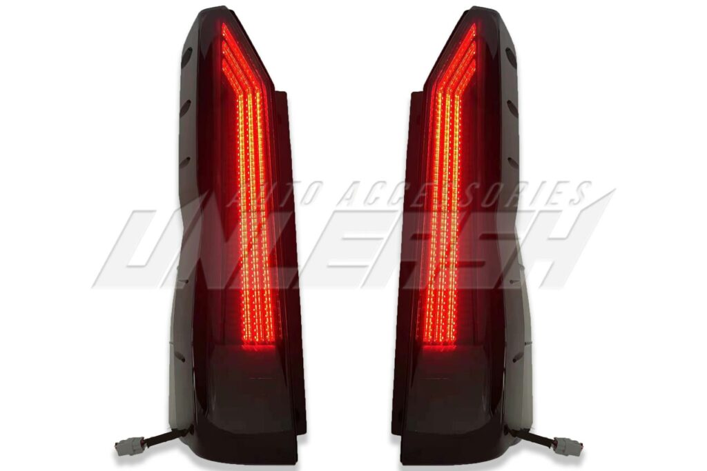 LED Tail lights for Toyota Hiace 2019-Current Style A - Unleash Auto ...