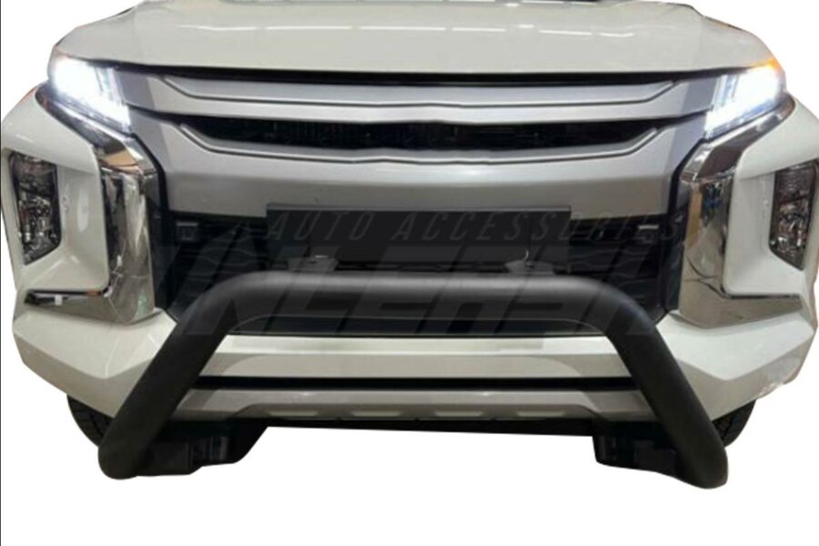 Black Nudge Bar for Mitsubishi Triton 2019-2023 (Sensor Compatible ...