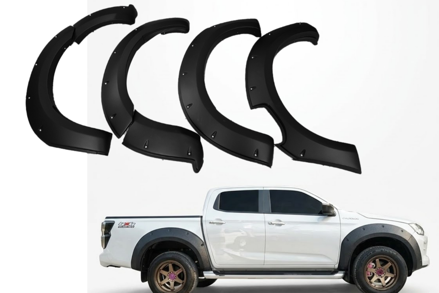 Fender Flares for Isuzu D-MAX 2020-2023 Bolt Look Style A - Unleash ...