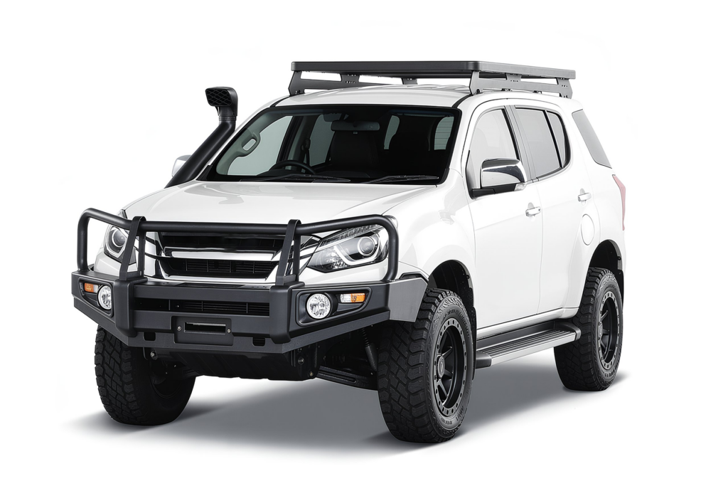 Triple Hoop Front Bumper Replacement Winch Bull bar for ISUZU MU-X 2016 ...