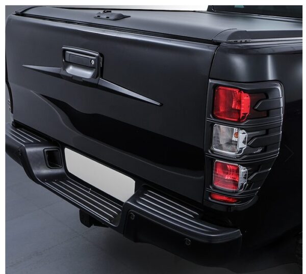 Black Taillight Covers/Surrounds for Ford Ranger PX1 PX2 PX3 2011-2022 ...